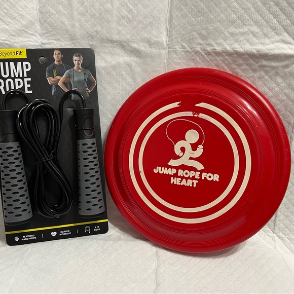 Source Unknown | Games | Rare Vtg Frisbee Jump Rope For Heart Program ...